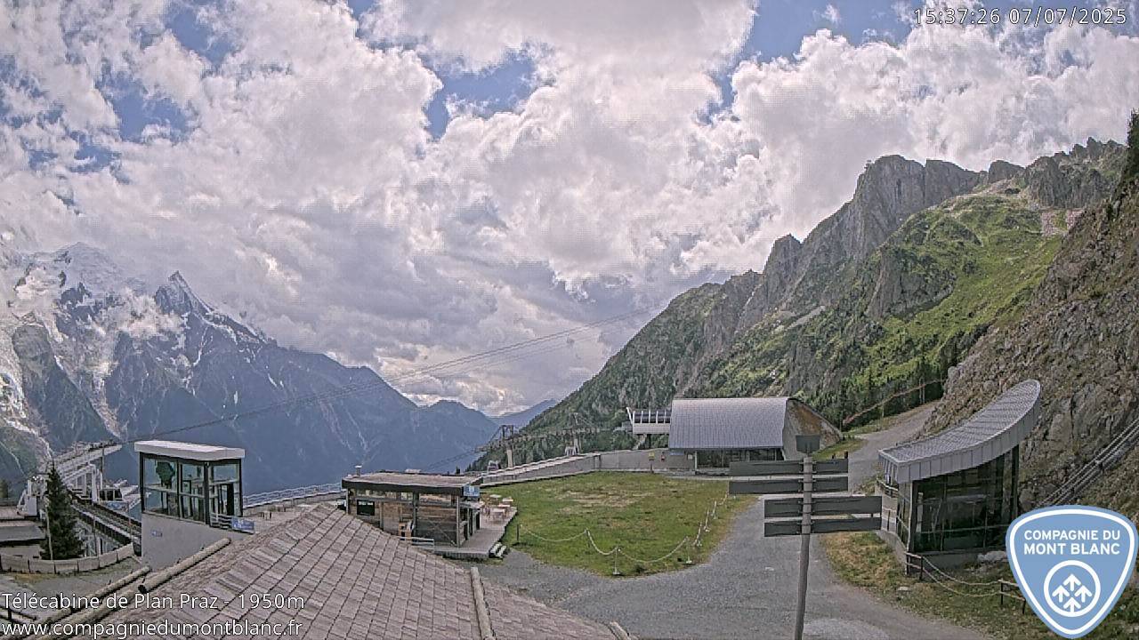 Webcam du Centre-Ville de Chamonix - Place Balmat